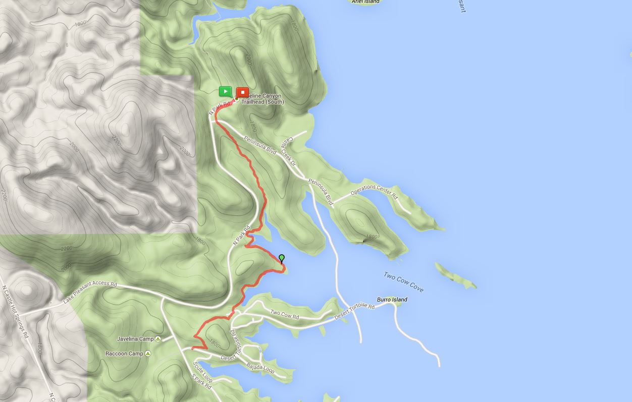 Wild Burro Trail Map – Journeys with Johnbo