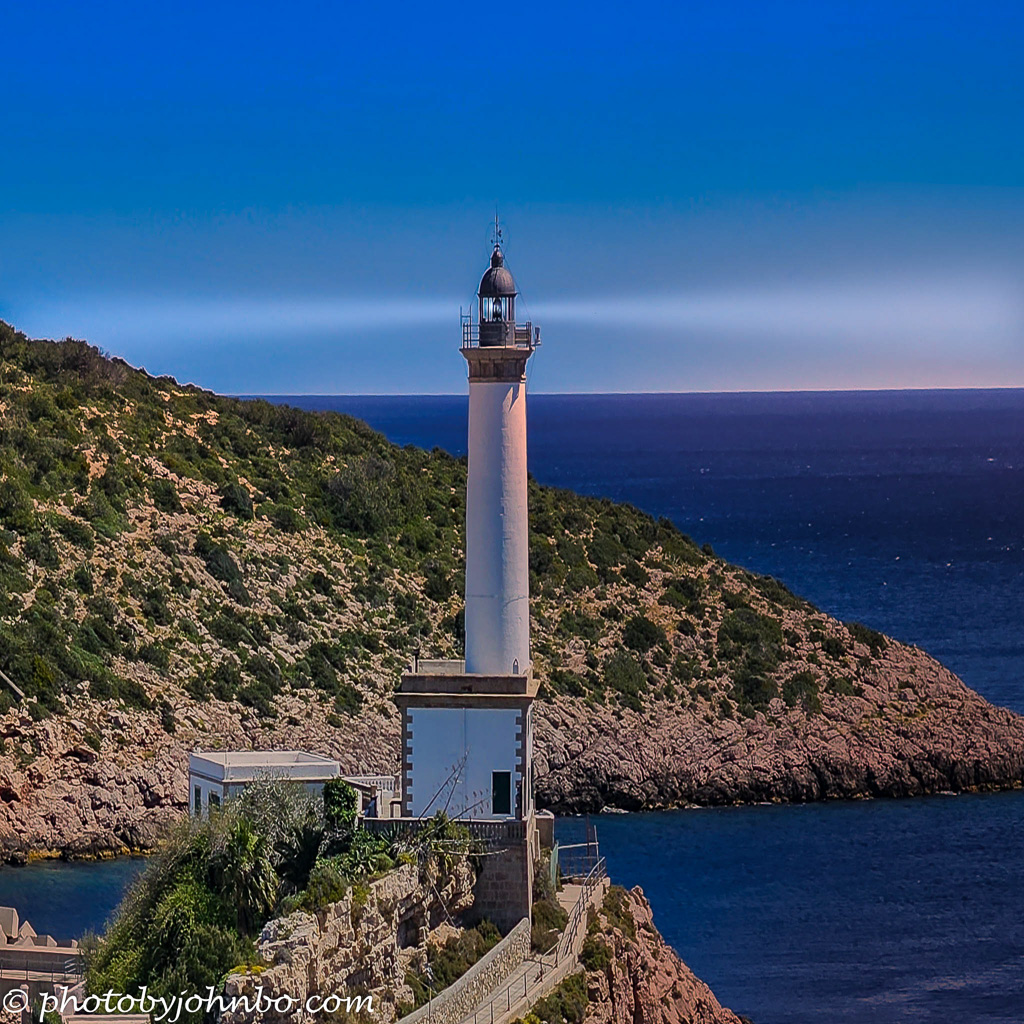 Cellpic Sunday – Ibiza’s Botafoc Lighthouse – Journeys with Johnbo